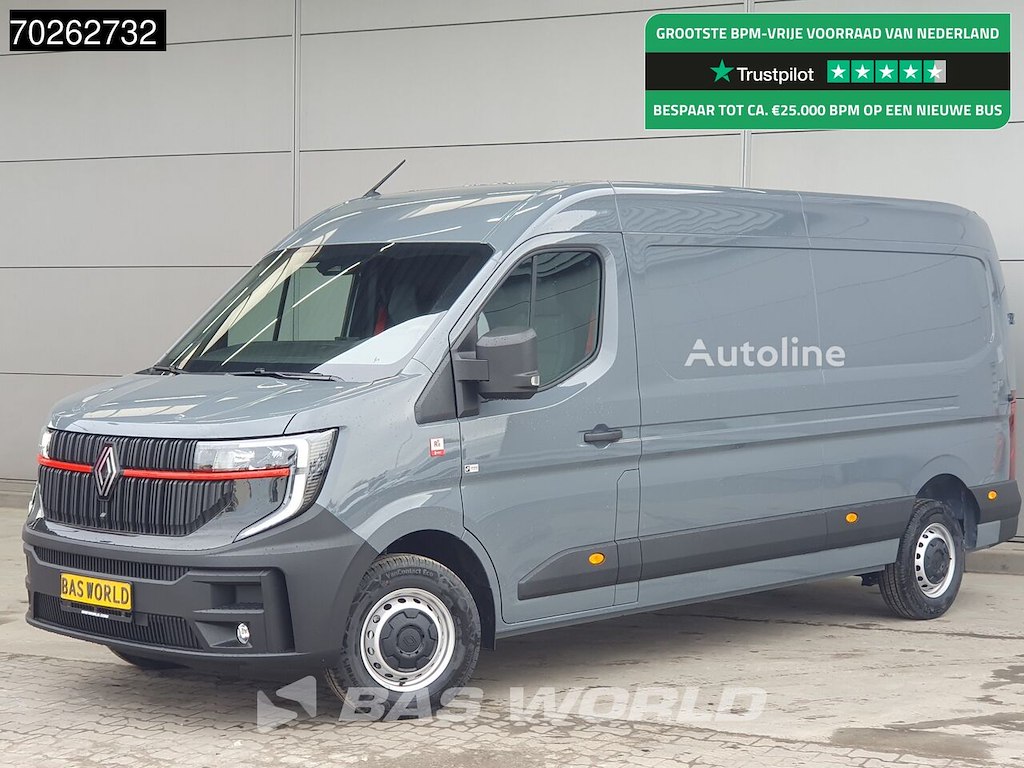 Novi Renault Master 150PK 2025 MODEL Airco Cruise Apple Carplay Parkeersensor laki furgon