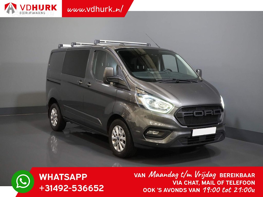 Ford Transit Custom 2.0 TDCI 130 pk Aut. DC Dubbel Cabine Limited 2x minibus furgon