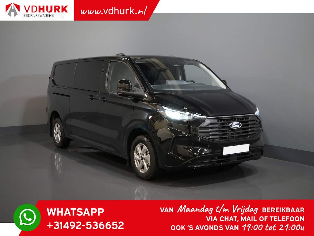 Ford Transit Custom 2.0 TDCI 170 pk Aut. L2 DC Dubbel Cabine LIMITED minibus furgon