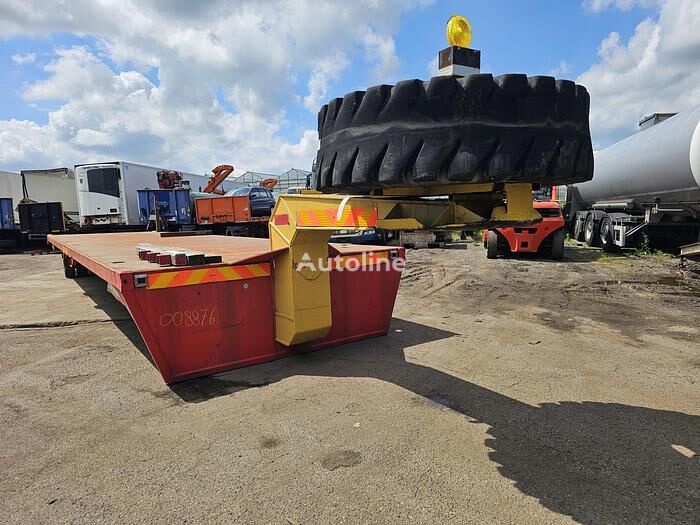 Mafi 2 axle in line | heavy duty mafi trailer 1 mtr high poluprikolica sa niskom platformom