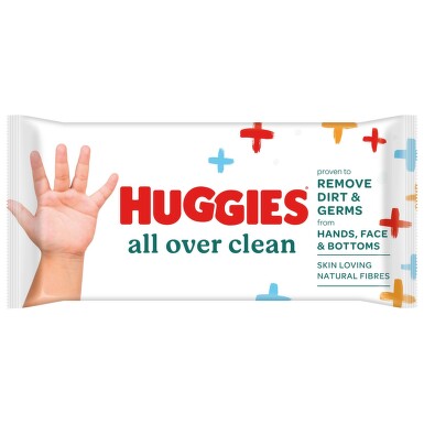 Huggies All Over Clean Vlažne maramice, 56 komada