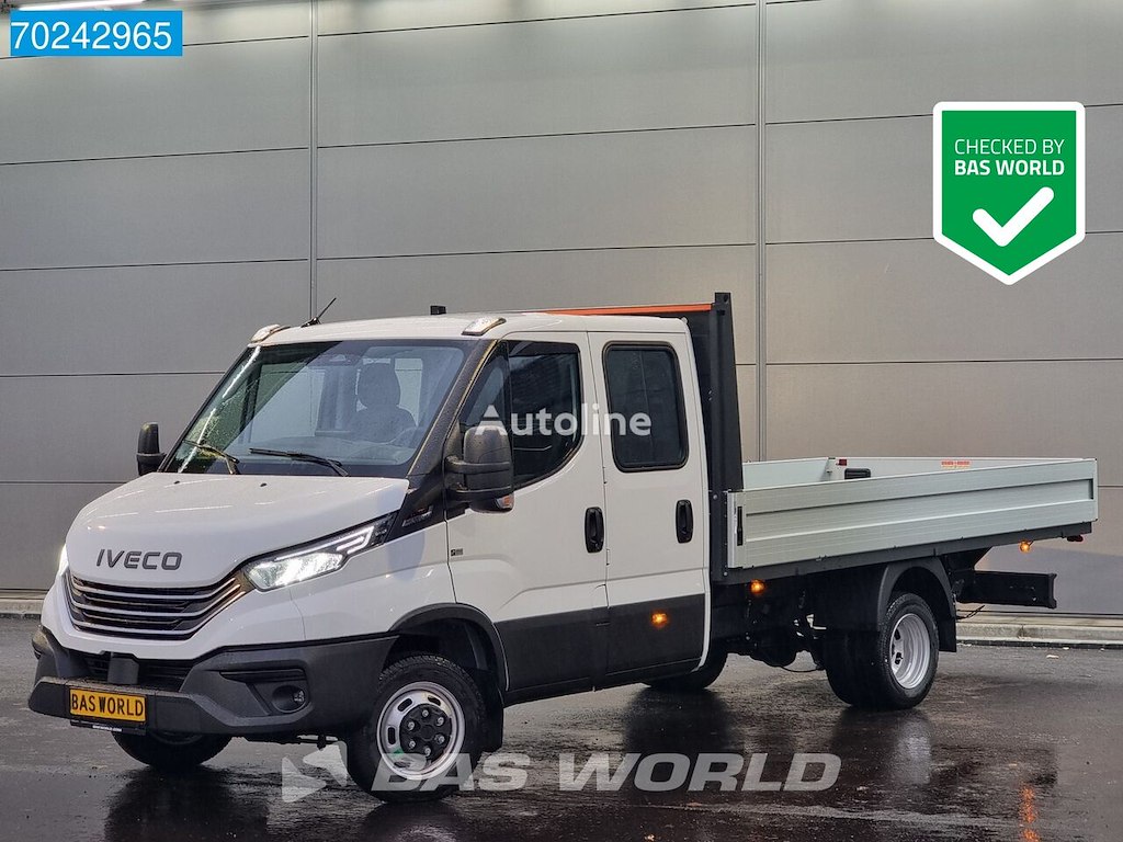 Novi IVECO Daily 35C18 3.0 180PK Nwe model 2025 Dubbel Cabine Open laadbak kamion s ravnom platformom < 3.5t