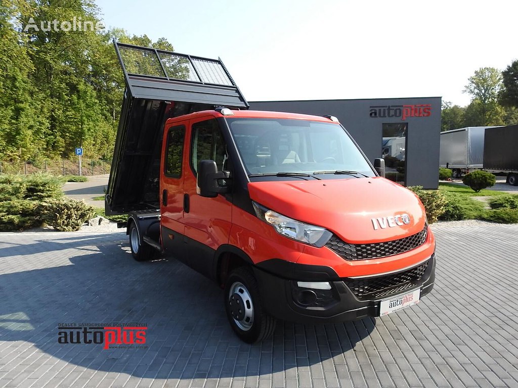 IVECO DAILY 35C13 WYWROTKA PODWÓJNA KABINA DOKA 7 MIEJSC TEMPOMAT NAWI kamion kiper < 3.5t