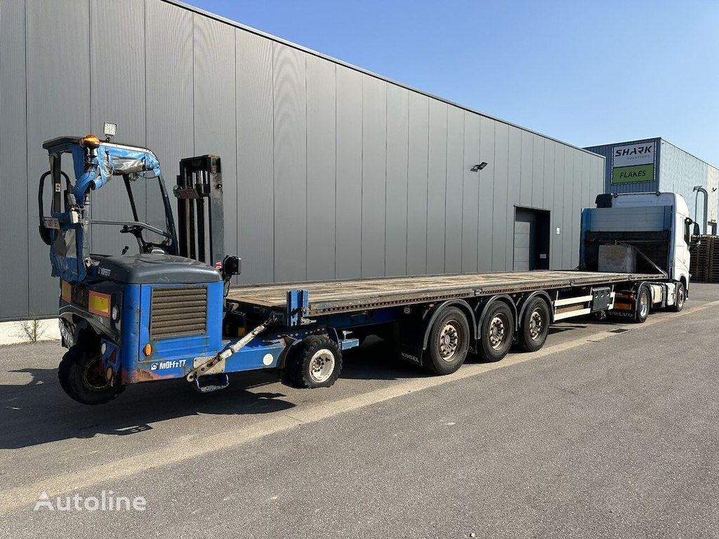 Kögel 3-AXLES PLATFORM + MOFFET M8 30.3 (KOOIAAP) - MEENEEMHEFTRUCK 3 poluprikolica platforma