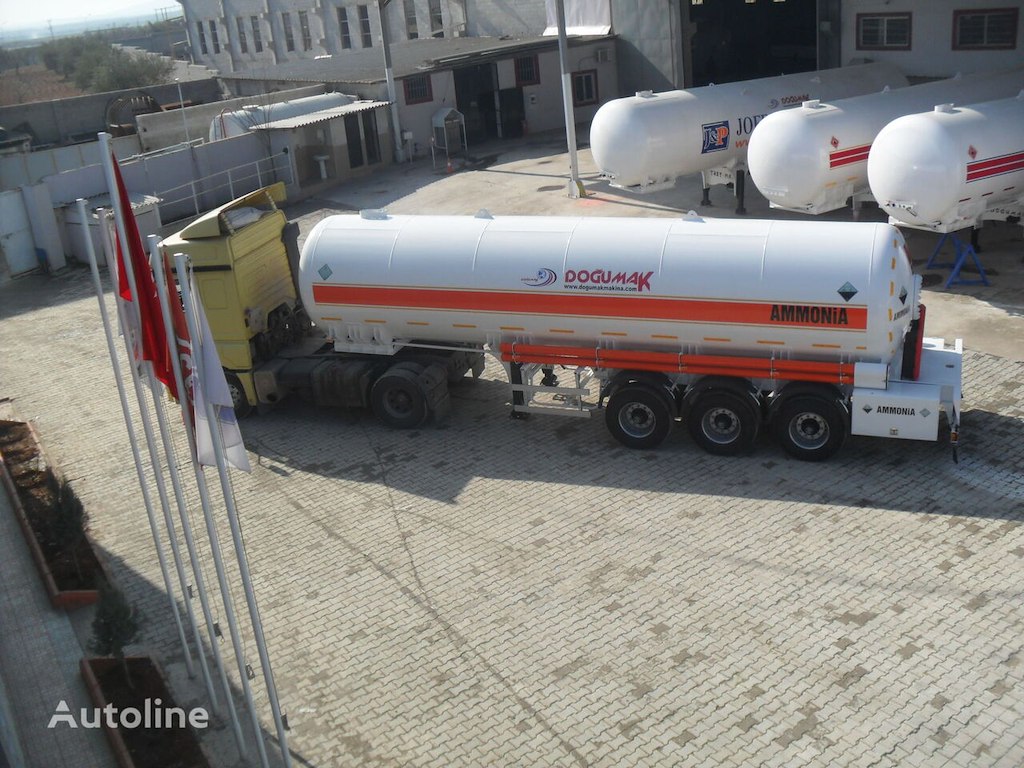 Nova Doğumak FOR ANHYDROUS AMMONIA TRANSPORTATION poluprikolica cisterna za gas