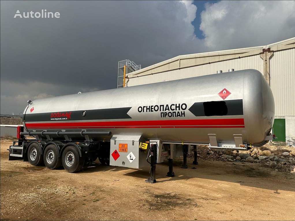 Nova Doğumak 45 M3 LPG SEMI TRAILER FOR RUSSIA poluprikolica cisterna za gas