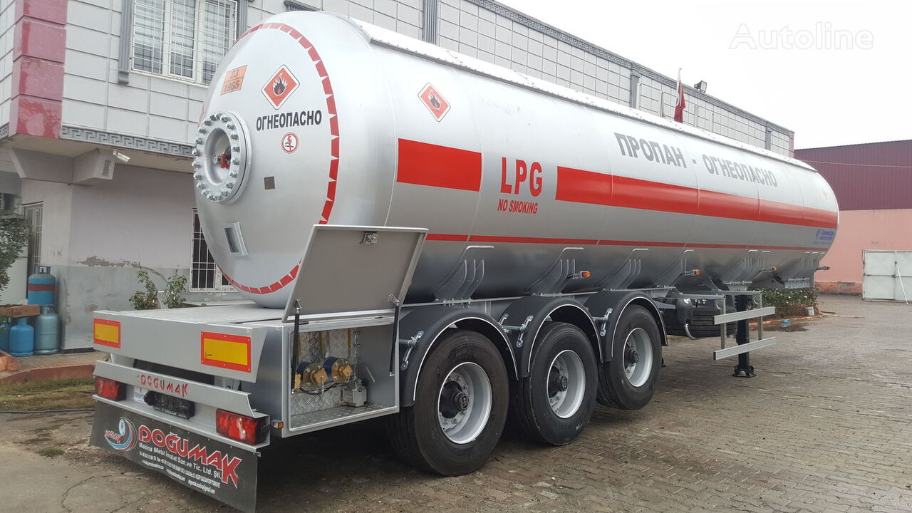 Nova Doğumak 45m3 LPG SEMI TRAILER TANKER WITH SUN PROTECTION poluprikolica cisterna za gas