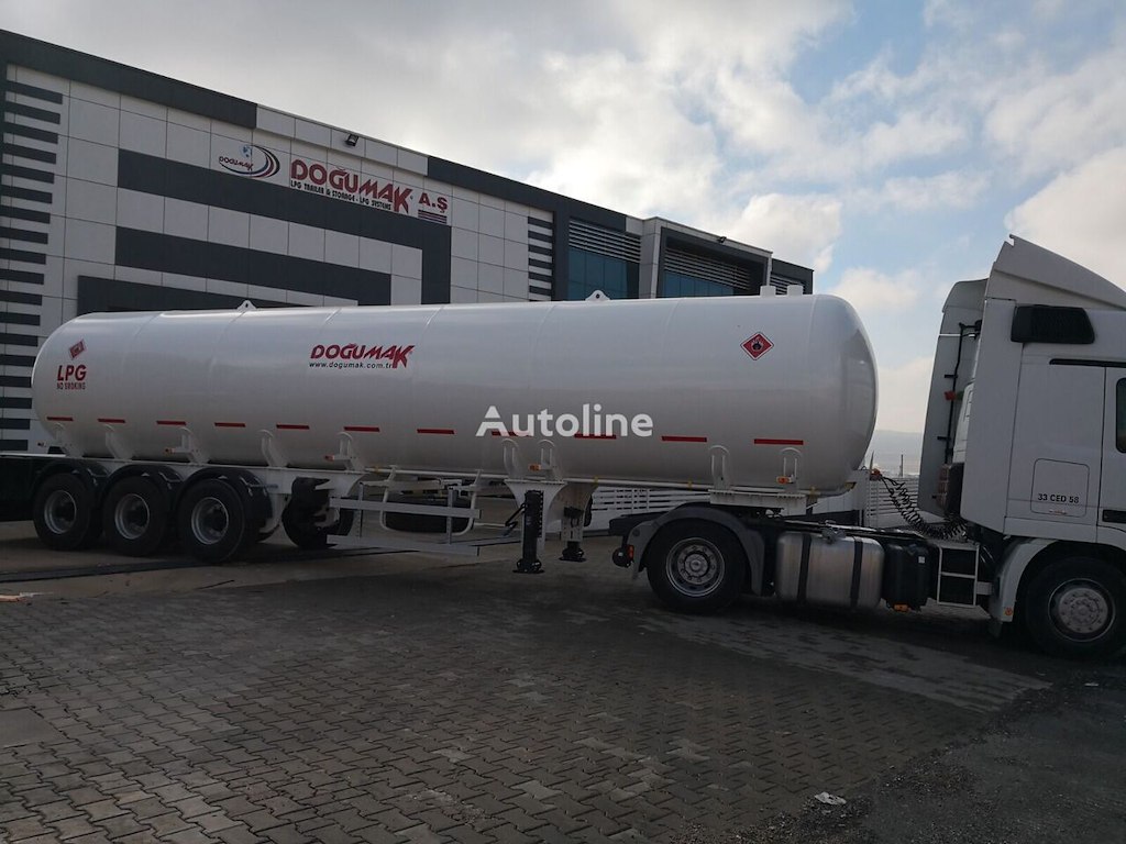 Nova Doğumak LPG SEMI TRAILER WITH 3 AXLES gaz tankeri römork poluprikolica cisterna za gas