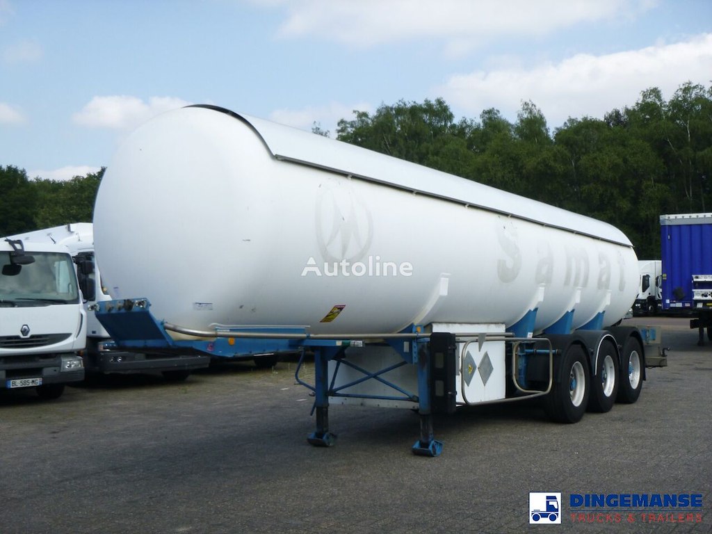 Guhur Low-pressure gas tank steel 31.5 m3 / 10 bar (methyl chloride) poluprikolica cisterna za gas