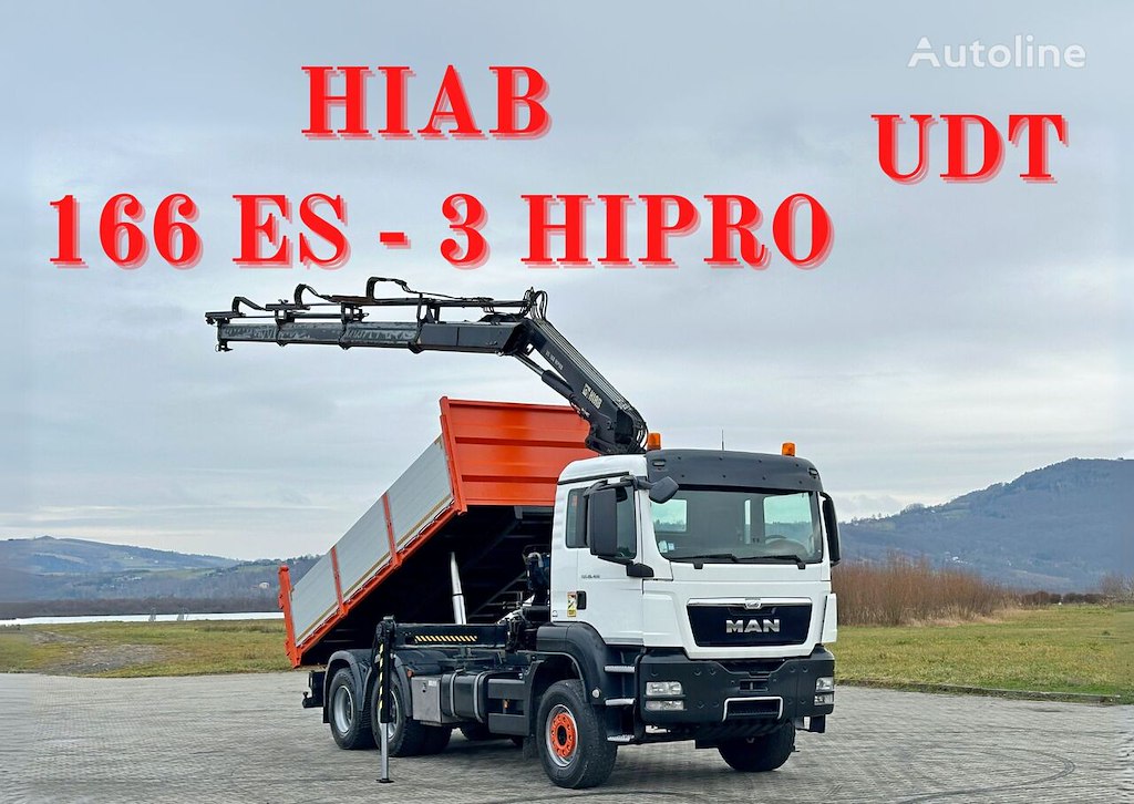 MAN TGS 26.400* HIAB 166 ES-3HIPRO + FUNK * 6x4 kiper