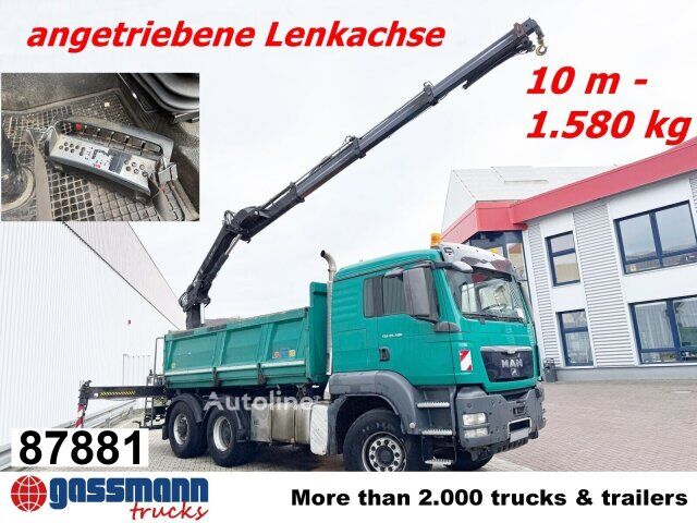 MAN TGS 26.480 6x4 BL Maurer, Lenkachse, Bordmatik kiper