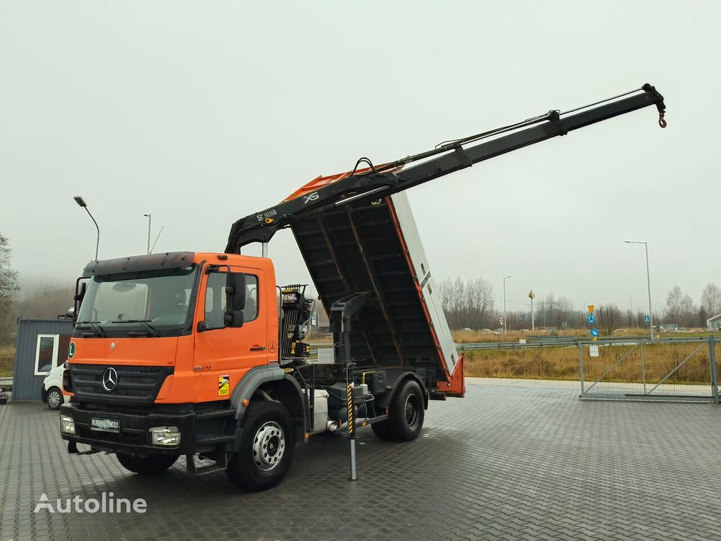 Mercedes-Benz AXOR 1829 / WYWROTKA + HDS HIAB SKŁADANY W Z / kiper