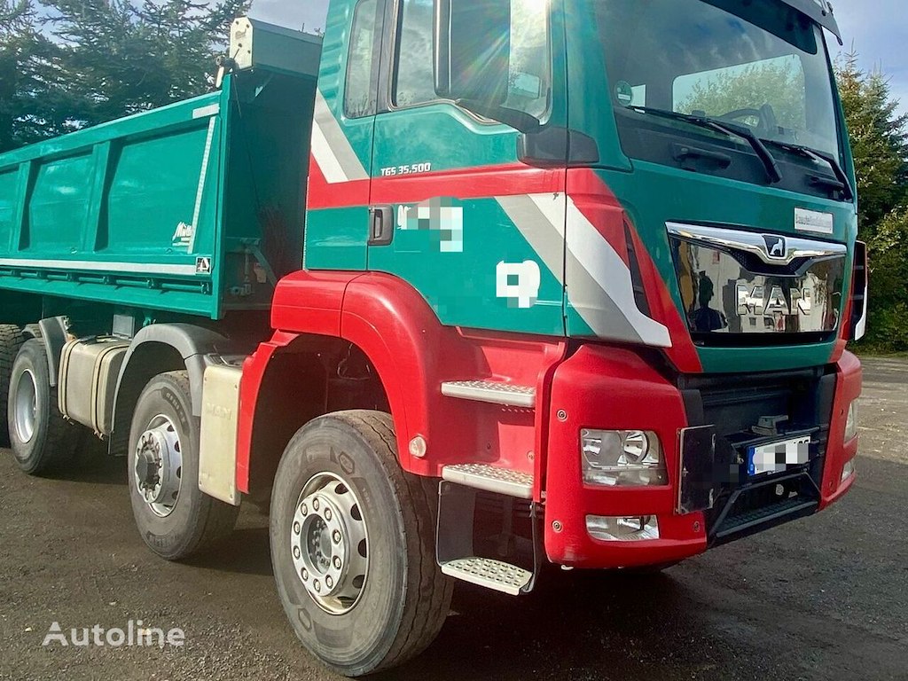 MAN TGS 35.500HD 8x6 Kipper Bordmatik Links kiper