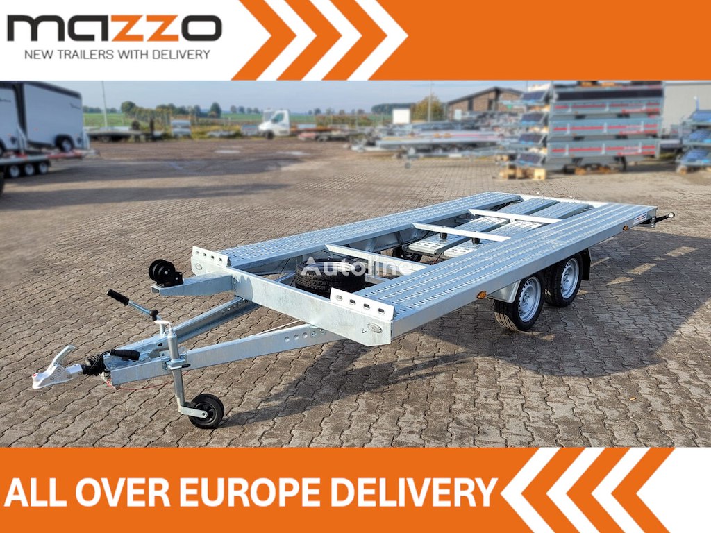 Nova M452127 450x210cm 2 axles car transporter! GVW 2700kg prikolica autotransportera