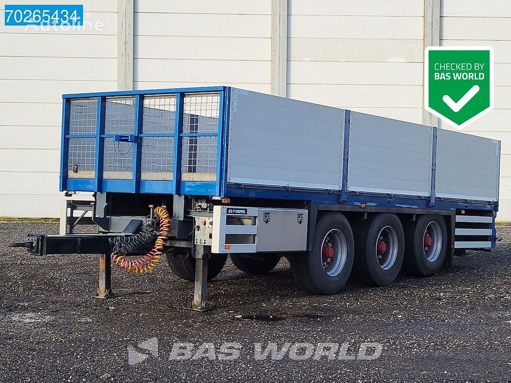 GS Meppel AN-2400 NL-Trailer TÜV 04/25 2xLiftachse prikolica sa ravnom platformom