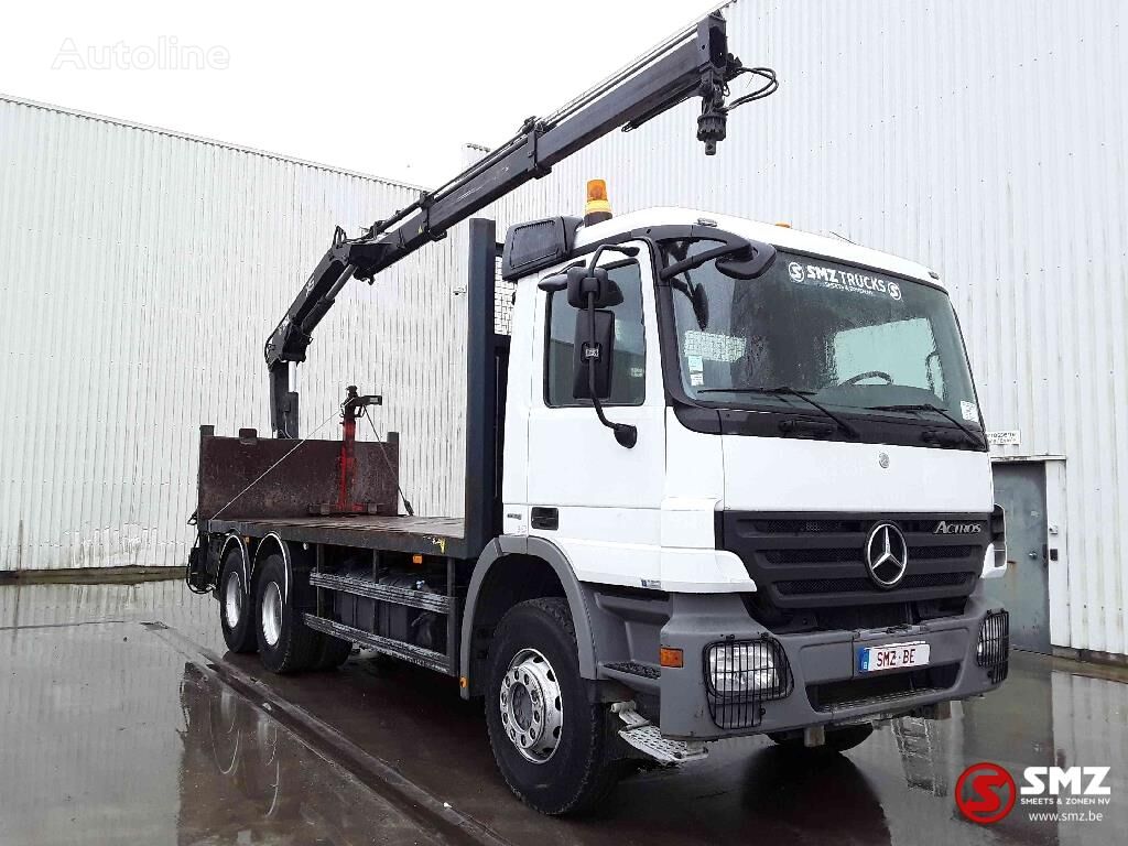 Mercedes-Benz Actros 2632 Hiab 144 bs2+remote kamion s ravnom platformom