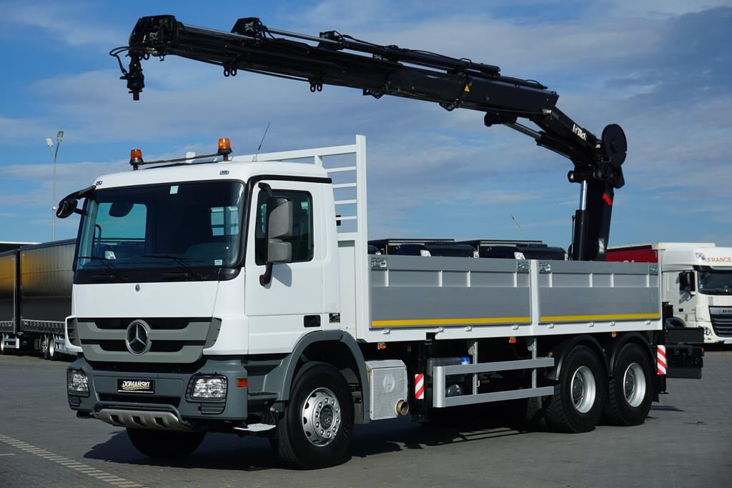 Mercedes-Benz ACTROS / 2636 / 6 X 4 / SKRZYNIOWY kamion s ravnom platformom