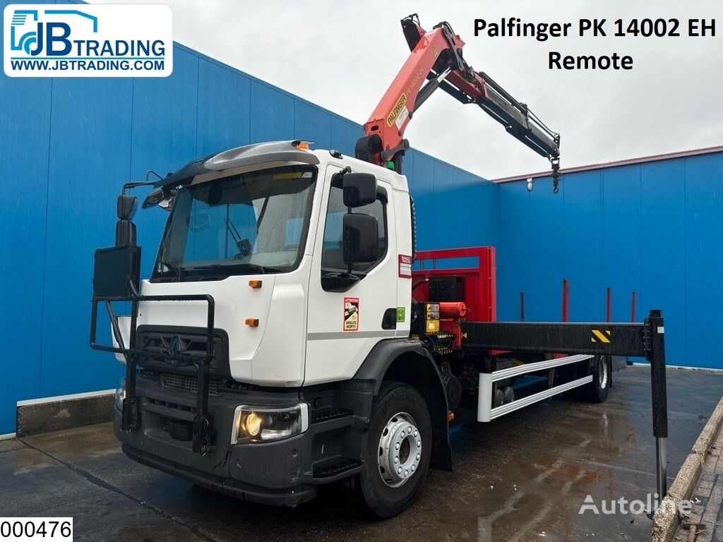 Renault C 320 EURO 6, Palfinger, Remote kamion s ravnom platformom