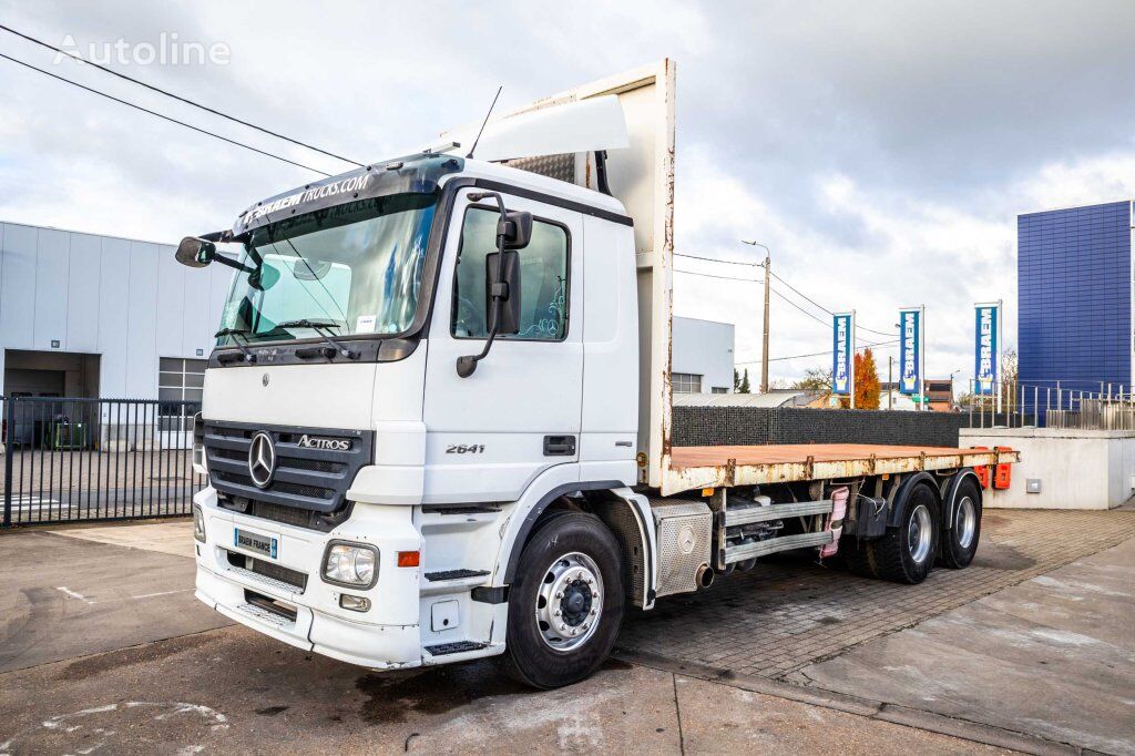 Mercedes-Benz ACTROS 2641+VOITH+BIG AXLES/GROS PONTS kamion s ravnom platformom