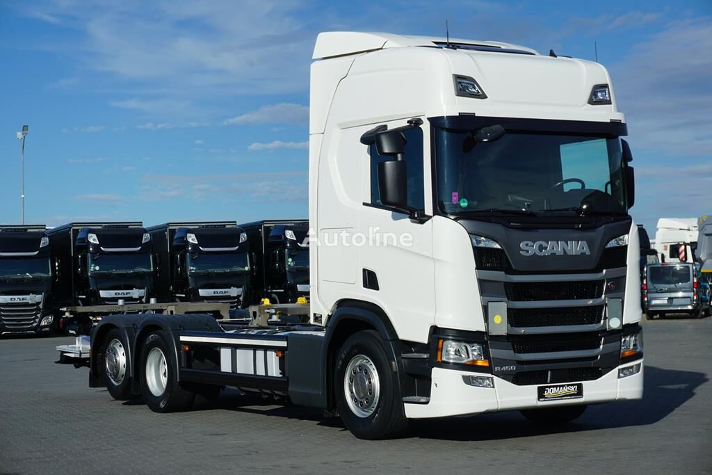 Scania R 450 / ACC / E 6 / BDF + WINDA / 7.15 , 7,45 M / OŚ SKRĘTNA / R kamion šasija