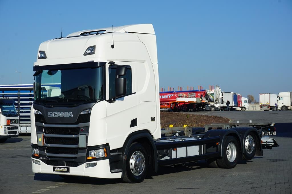 Scania R 450 / ACC / E 6 / BDF + WINDA / 7.15 , 7,45 M / OŚ SKRĘTNA / R kamion šasija