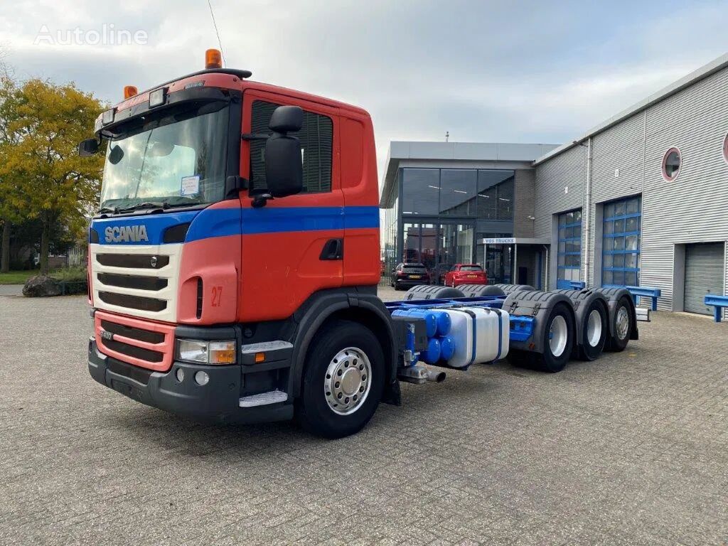 Scania G400 / 8X4 / 9TON FRONT AXLE / PTO / LIFT+LENKACHSE / ALCOA'S / kamion šasija