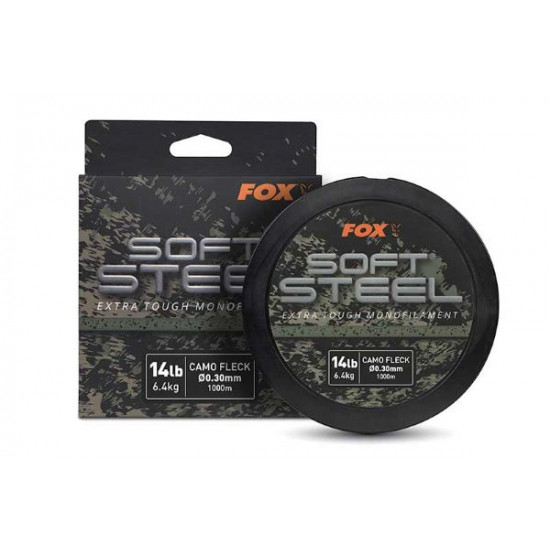 FOX SOFT STEEL FLECK CAMO MONO 1000M 0,33MM