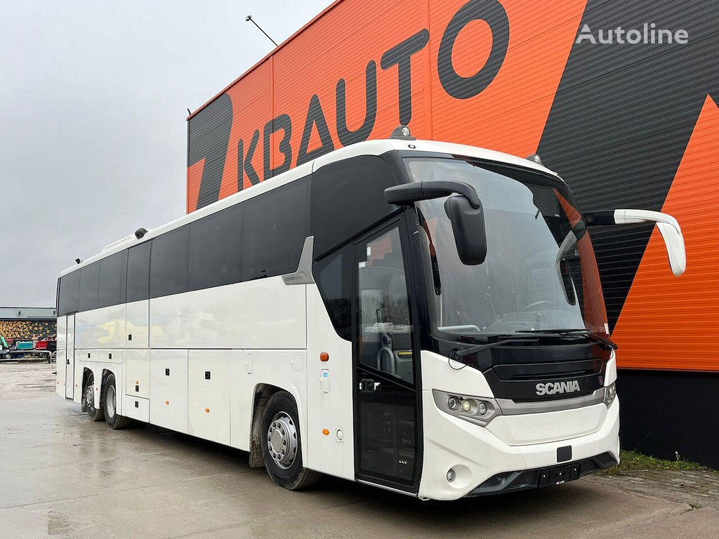 Scania K 450 6x2*4 Interlink 55 SEATS / AC / AUXILIARY HEATING / WHEELC prigradski autobus