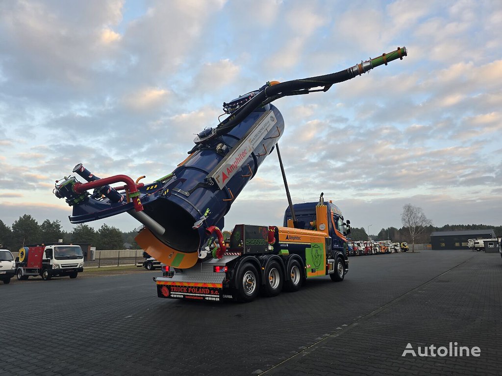 Scania Amphitec VORTEX G2 ATEX suction and blowing vacuum loader kombinovano vozilo za čišćenje kanalizacije