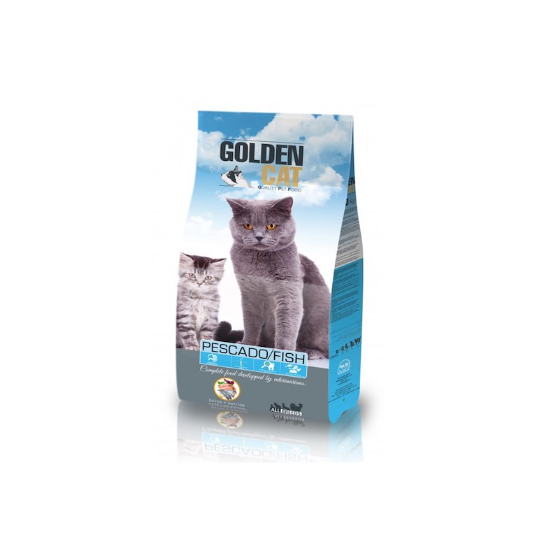 Hrana za mačke Golden Cat riba 1kg RINFUZ