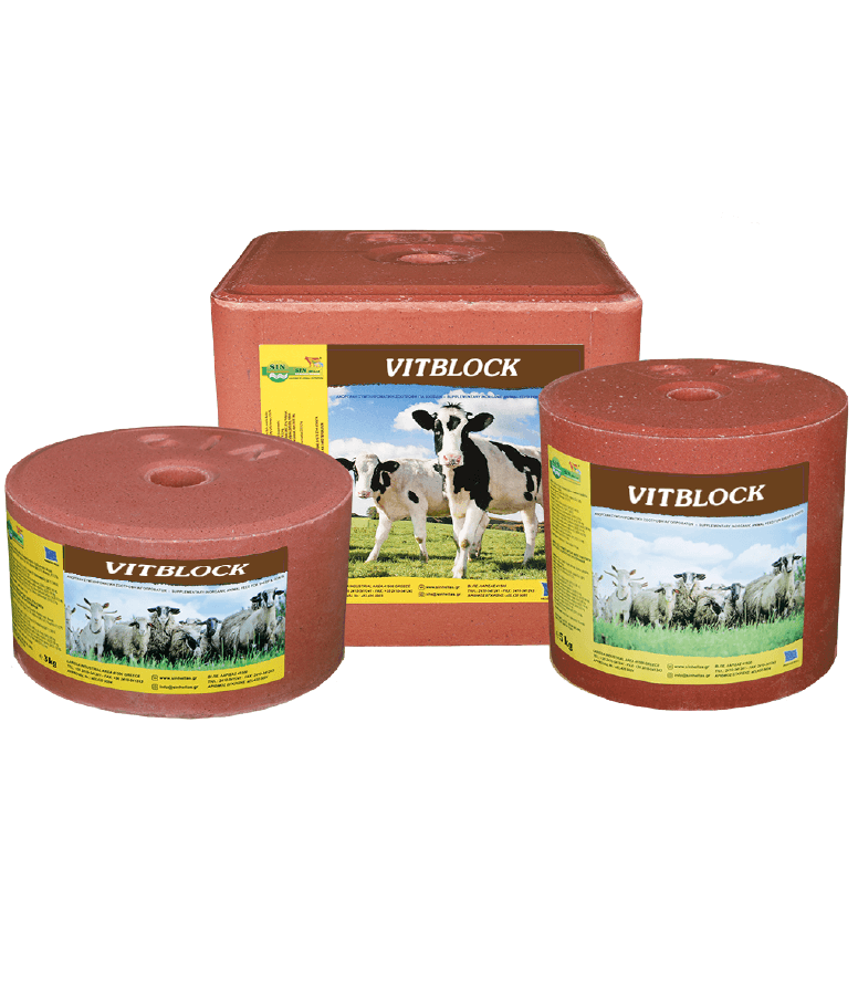 MINERALNI BLOK-LIZALICA VITBLOCK 5kg za ovce, koze, telad, krave