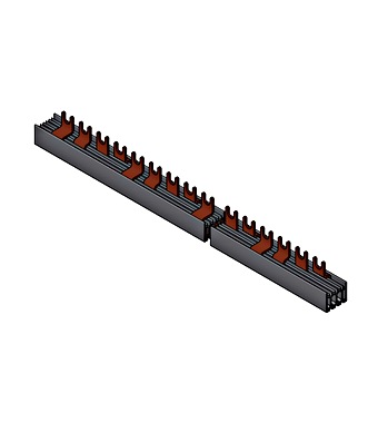 TYTAN T viljuškasta sabirnica 16mm² / MW=17.8mm, 3+N, 1m
za DO2 osigurač-rastavljače serije TYTAN T