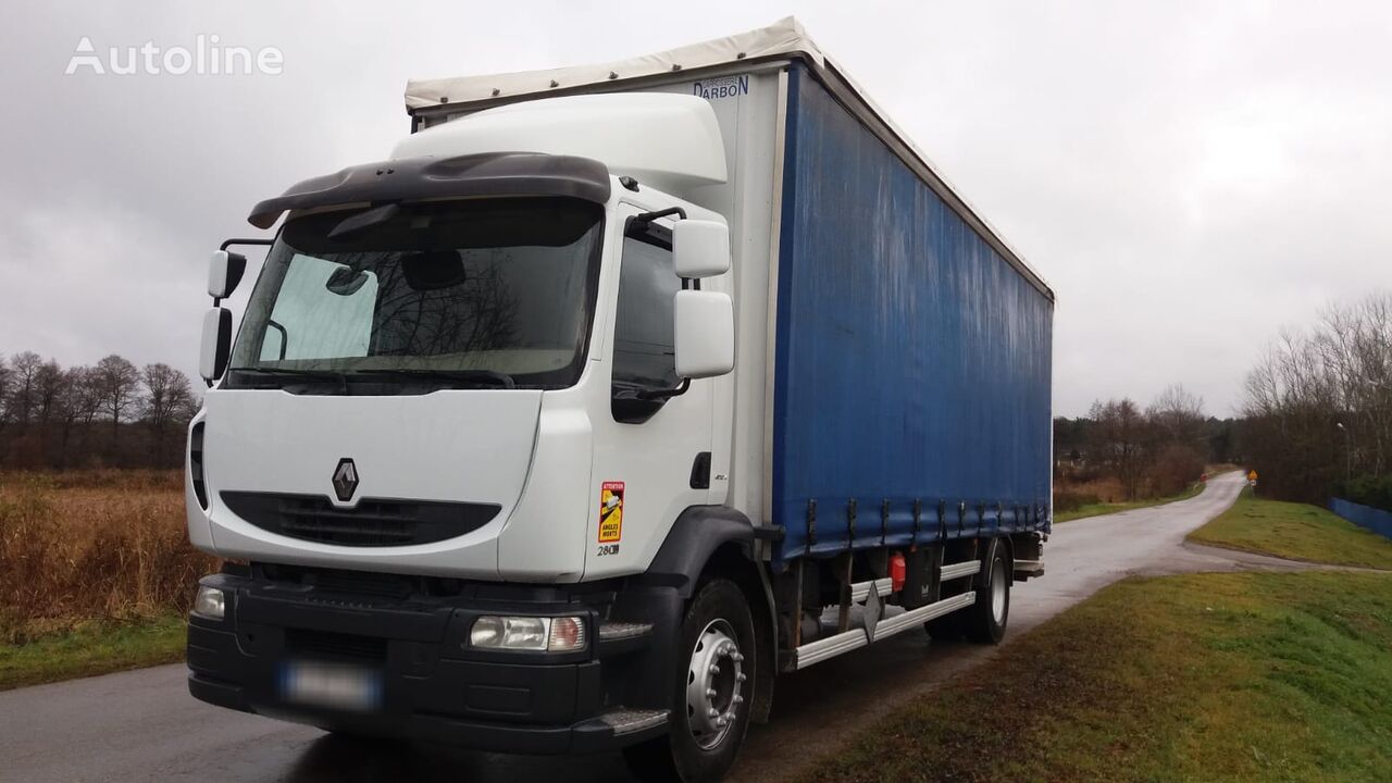 Renault RENAULT MIDLUM 18.280DXI /DACH I BOKI ROZUWANE/WINDA kamion sa klizna zavesa cerada