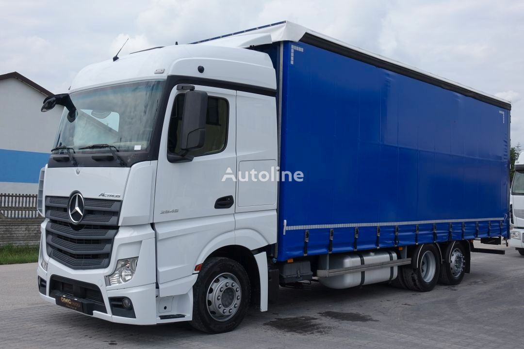 Mercedes-Benz ACTROS 2545 / FIRANKA / MEGA / AUTOMAT / EURO 6 kamion sa klizna zavesa cerada