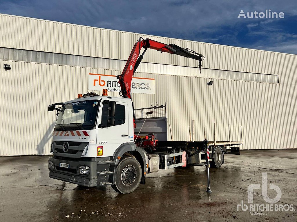 Prodaje se Mercedes-Benz AXOR 1833 2013 Fassi F155A.0.22E - ACTIVE kamion platforme na aukciji