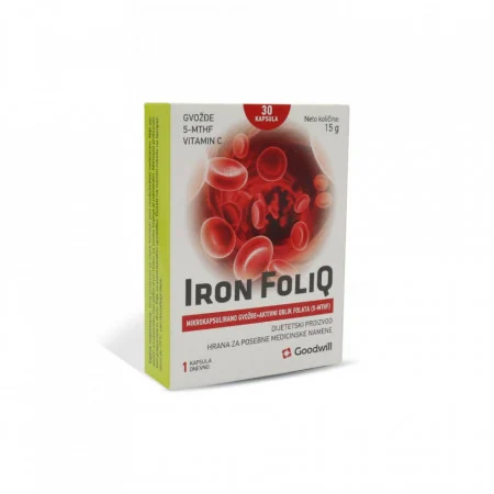 Iron Foliq 30 kapsula