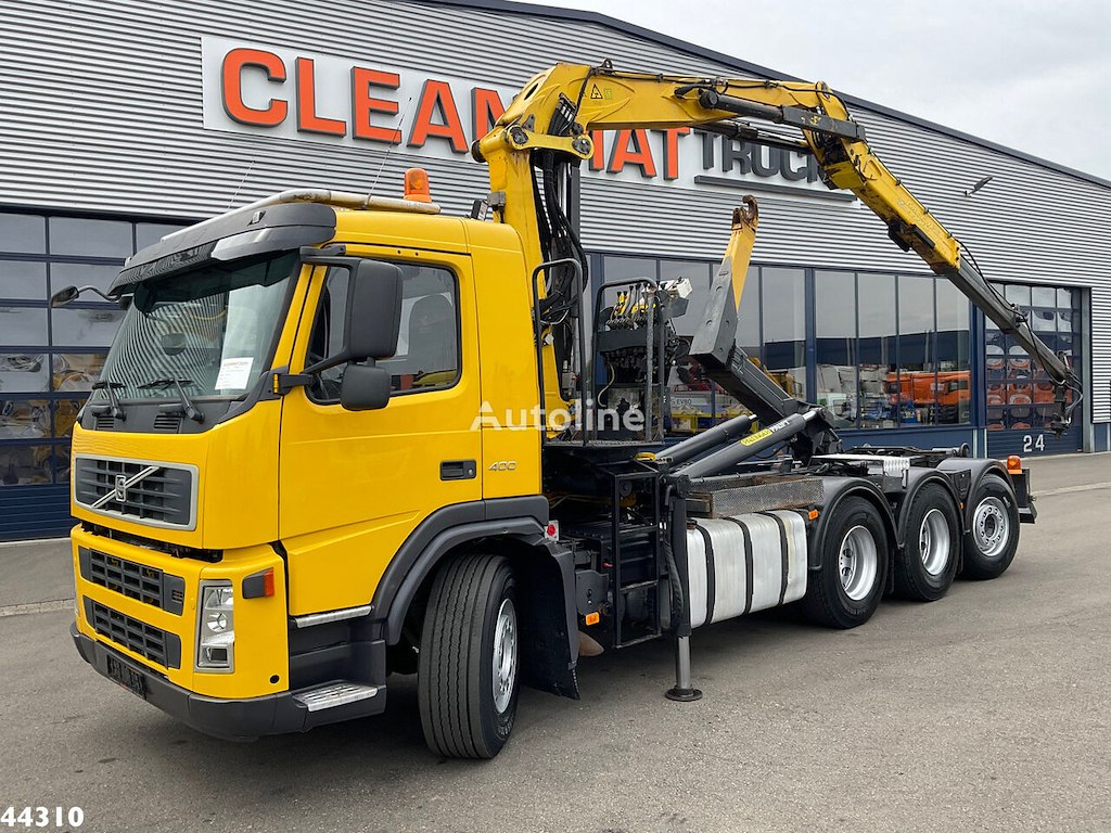 Volvo FM 400 8x4 Palfinger 16 Tonmeter Z-kraan kamion rol kiper