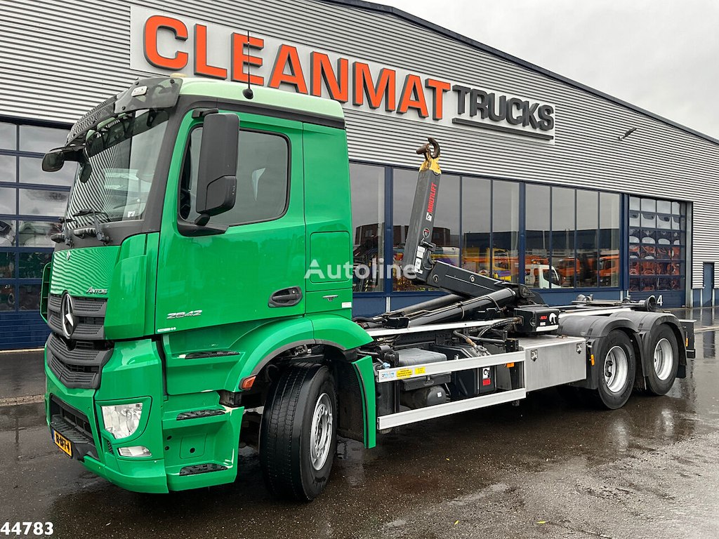 Mercedes-Benz Antos 2642 Euro 6 Multilift 26 Ton haakarmsysteem kamion rol kiper