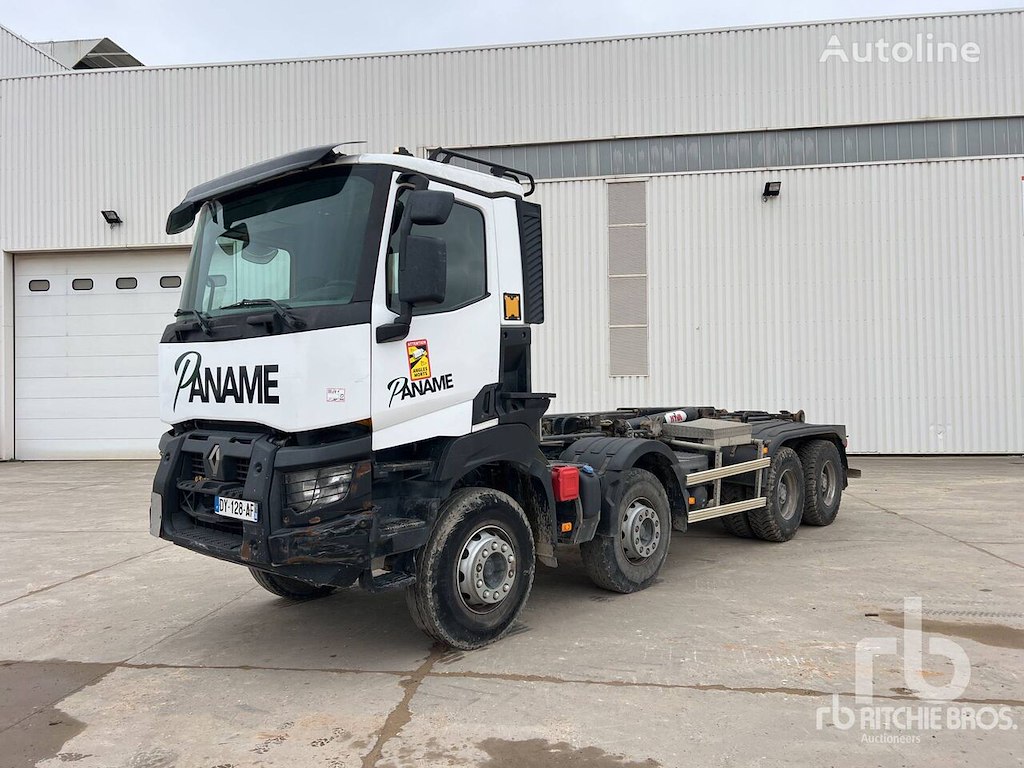 Prodaje se Renault K440 8x4 Camion Ampliroll 8x4 rol kiper sa kukom na aukciji