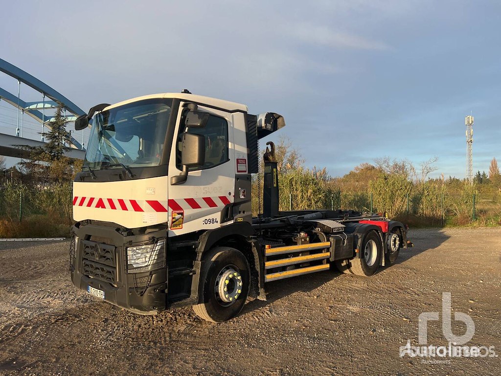 Prodaje se Renault C430 6x2 Camion Ampliroll 6x2 rol kiper sa kukom na aukciji