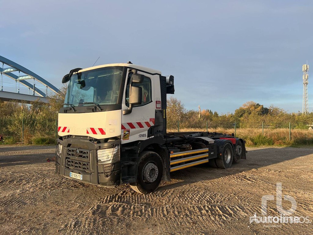 Prodaje se Renault C430 6x2 Camion Ampliroll 6x2 rol kiper sa kukom na aukciji