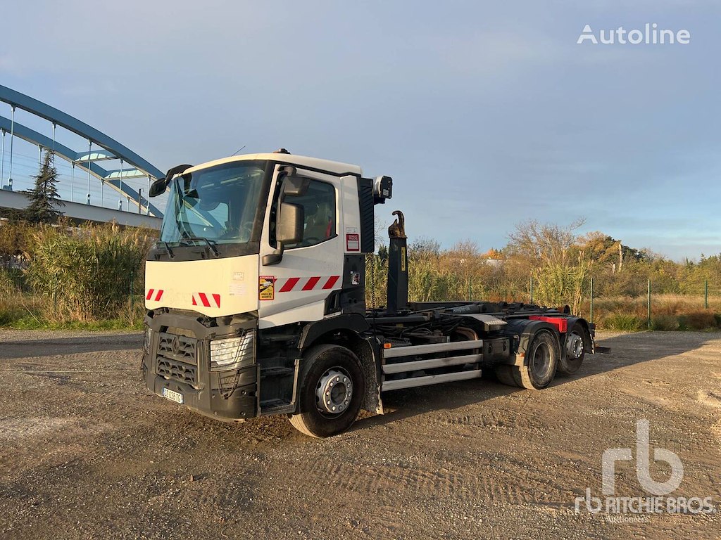 Prodaje se Renault C430 6x2 Camion Ampliroll 6x2 rol kiper sa kukom na aukciji