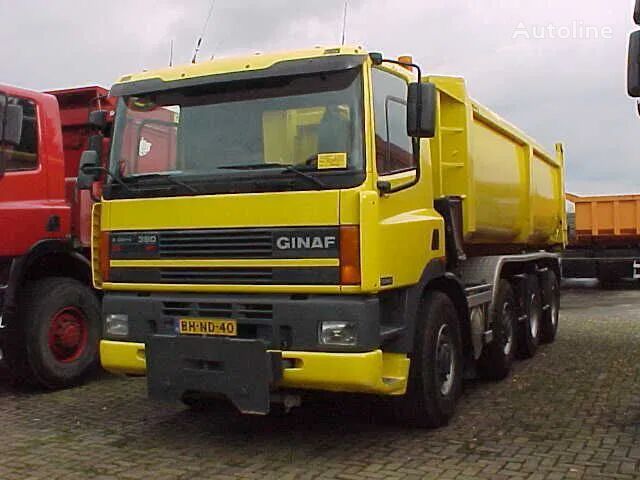 GINAF M 4243 TS M4243-TS 8x4 - ZONDER CONTAINERBAK - WITHOUT CONTAINER kamion rol kiper