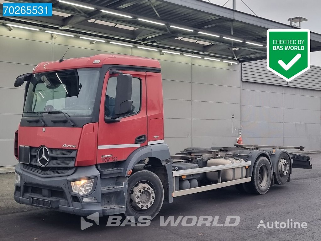 Mercedes-Benz Antos 2535 6X2 ClassicSpace ADR Lift+Steering Axle Euro 6 vozilo za prevoz kontejnera