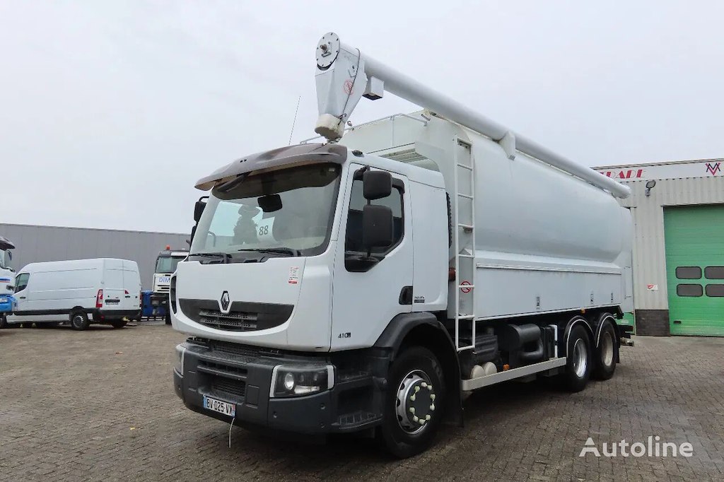 Renault Premium 410 LANDER , RETARDER, 6x4, Auger + Airco, sleecab, P-co autocisterna