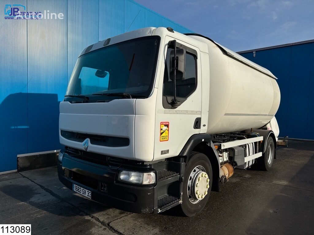 Renault Premium 270 18809 Liter, LPG GPL, Gastank, Steel suspension autocisterna