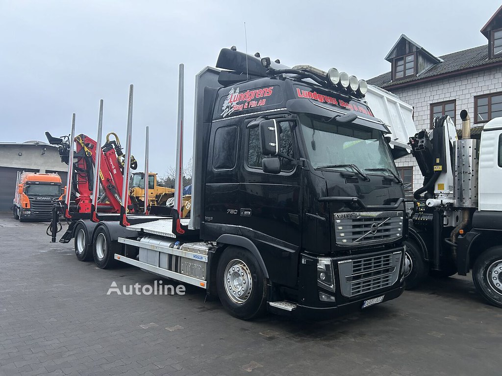 Volvo FH16 750 6x4 2014 do drewna exte epsilon kamion za prevoz drva