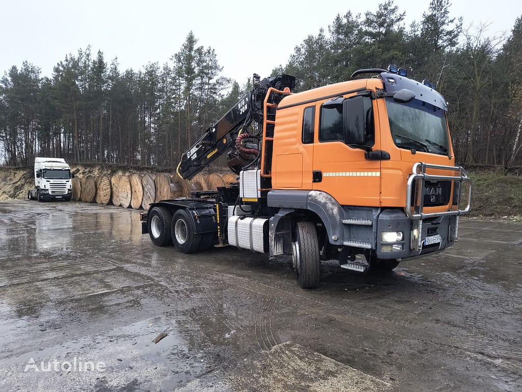 MAN TGS 26.480 6X4 BL kamion za prevoz drva