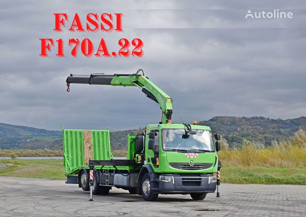 Renault PREMIUM 320 DXI * FASSI F170A.22 + FUNK šlep auto