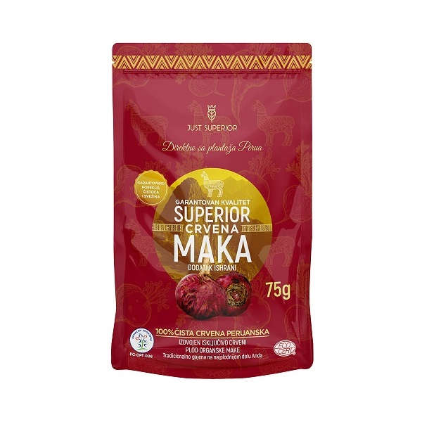 Organska Crvena Maka 75g Just Superior